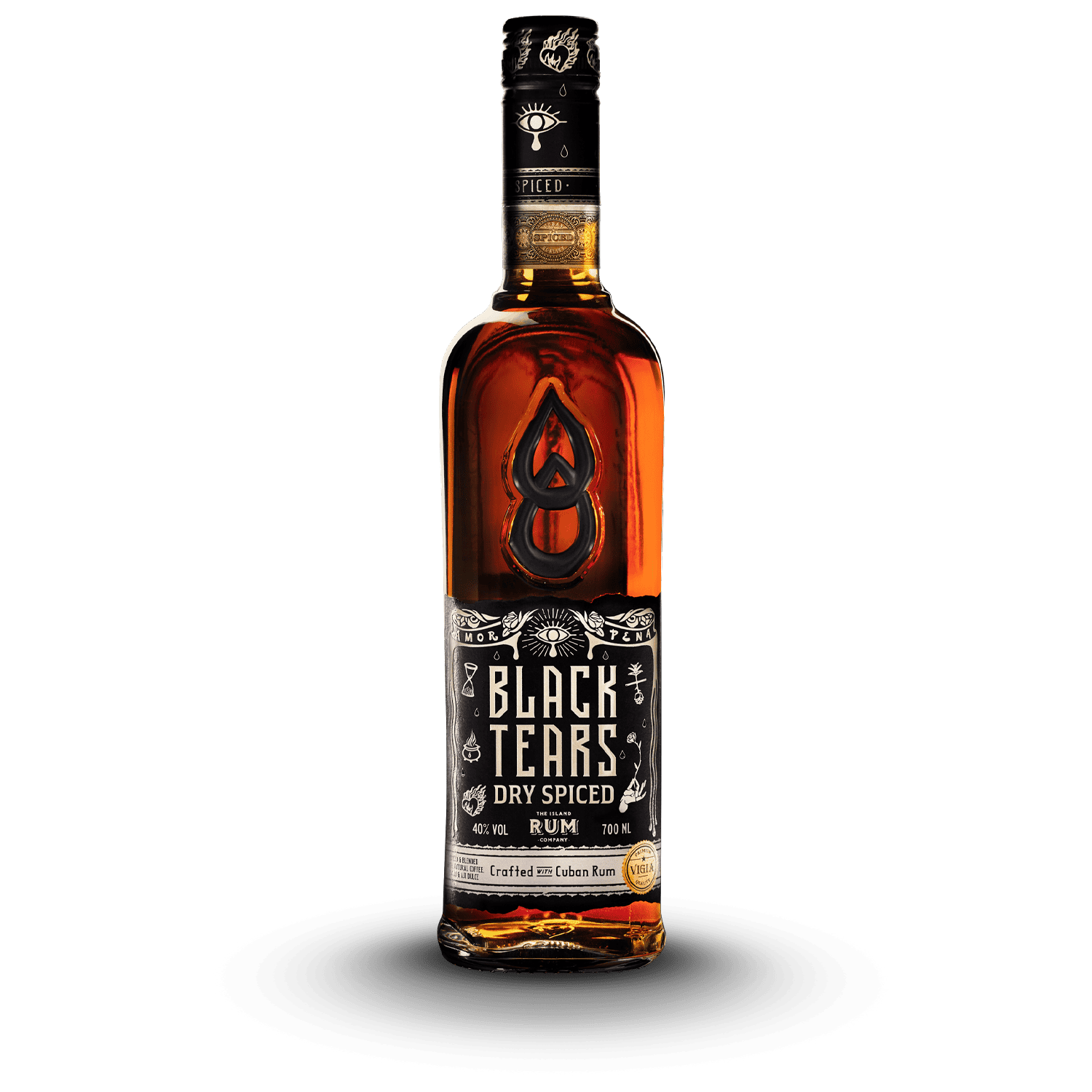 Black Tears Cuban Spiced Rum 700ml – Drinksup.com.au